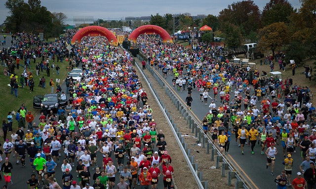 Marine Corps Marathon 2012 - Women's Running