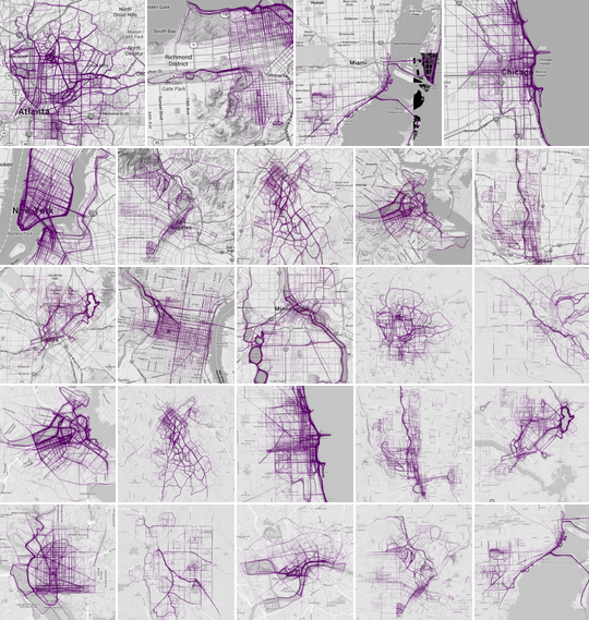 App-Inspired Art Shows Runners' Favorite Routes In 20 Major Cities ...