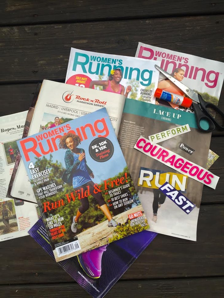 How To Make An Inspiration Board For Your Next Big Race - Women's Running