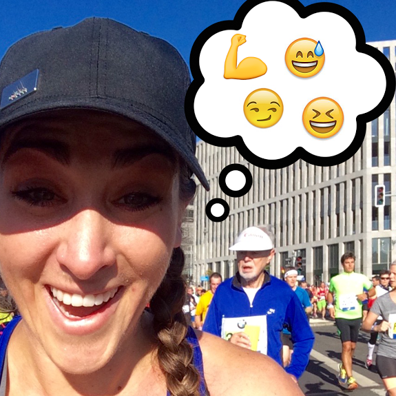 Running A Marathon—As Told With Emojis - Women's Running