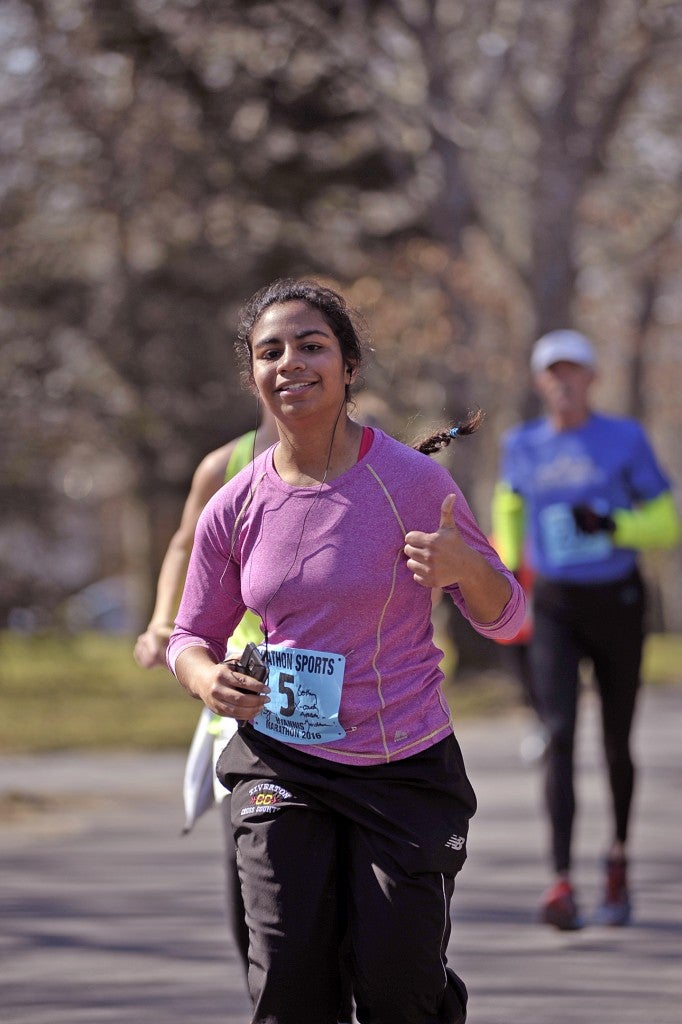 This High School Senior Ran A Marathon For A School Project