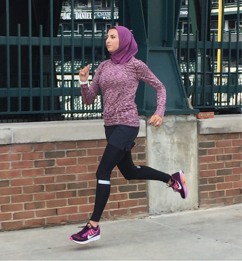 Behind The Scenes Of Our Cover Shoot With Hijabi Runner Rahaf Khatib
