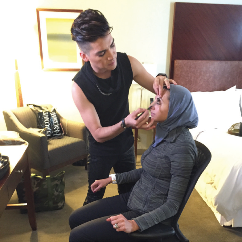 Behind The Scenes Of Our Cover Shoot With Hijabi Runner Rahaf Khatib