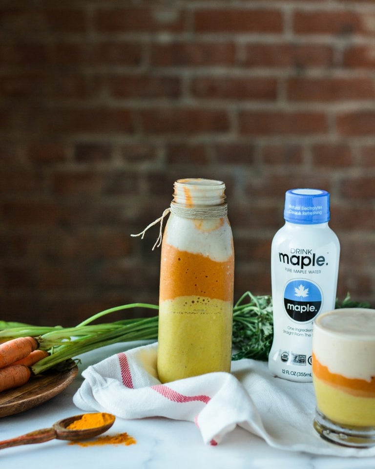 It's Almost Halloween So You Have To Make This Candy Corn Smoothie