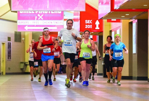 Running An Indoor Marathon To Escape The Winter Chill