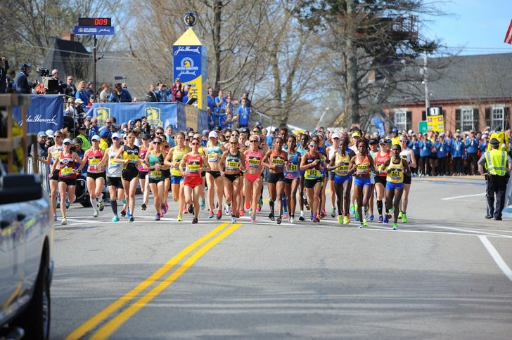 Photos From The 2017 Boston Marathon Women's Race