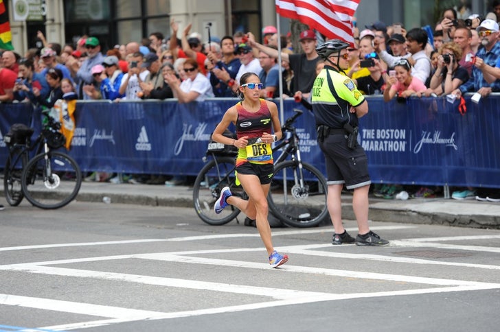 Photos From The 2017 Boston Marathon Women's Race
