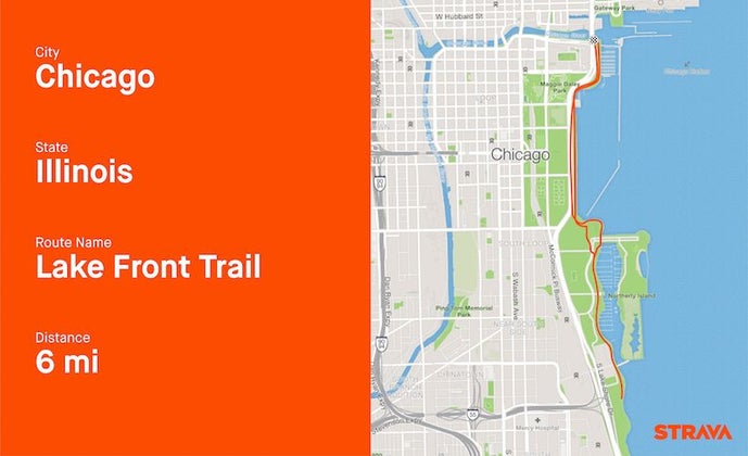 5 Most Popular Chicago Running Routes According To Strava