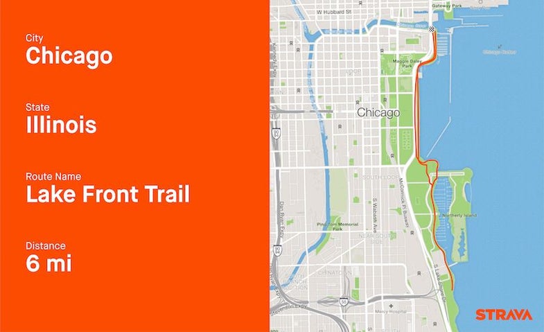 5 Most Popular Chicago Running Routes According To Strava