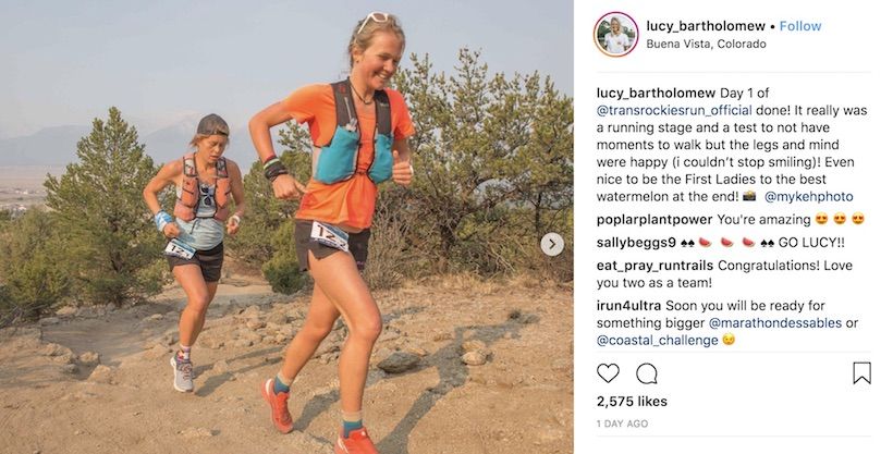 Q&A With TransRockies Women's Running Lucy Bartholomew