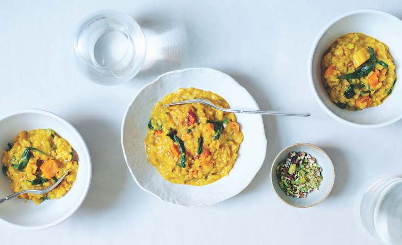 Roasted Root Vegetable Oven Baked Risotto Recipe