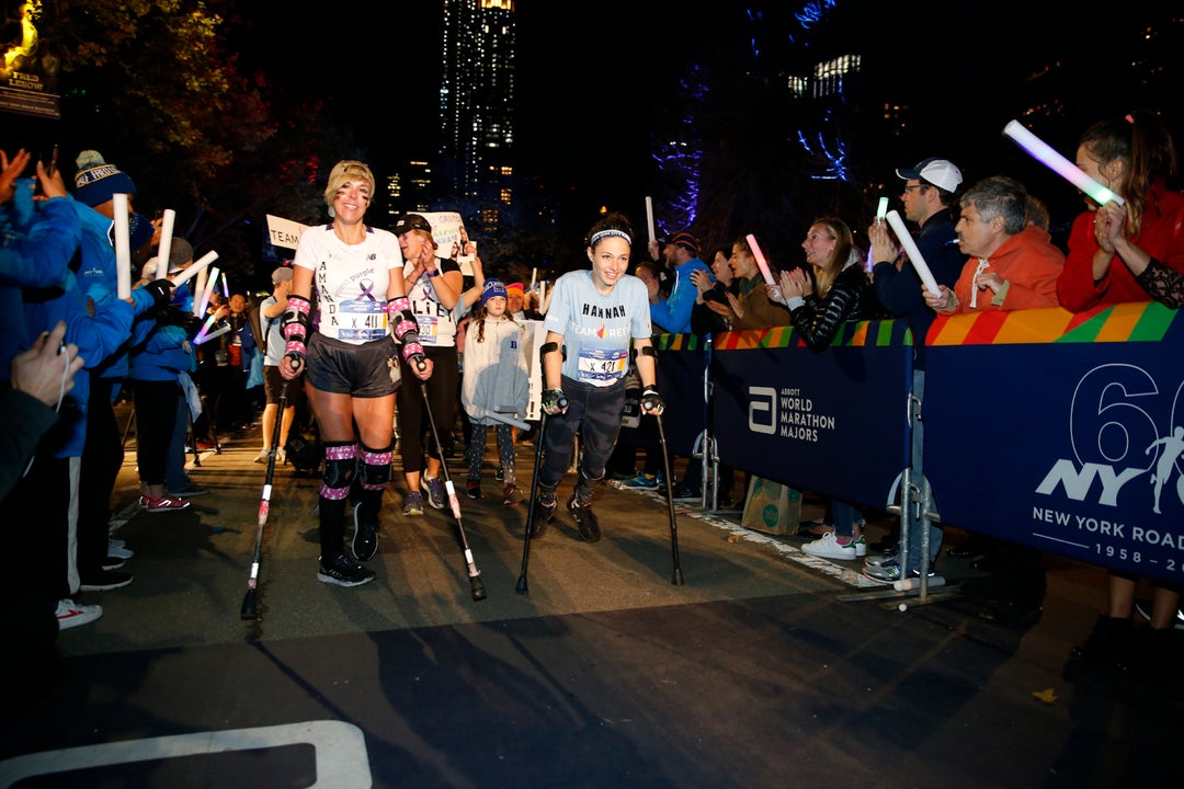 She Was Paralyzed. Then She Ran The NYC Marathon On Crutches.