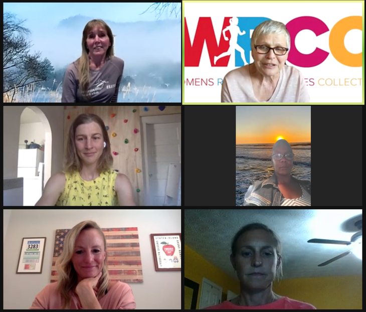 Shalane Flanagan in Women's Running Coaching Collective Panel