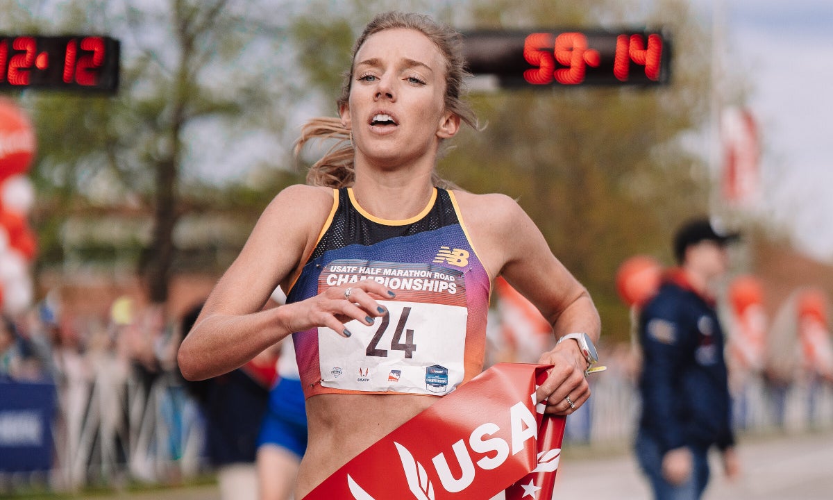 Emily Sisson Sets New American Half Marathon Record